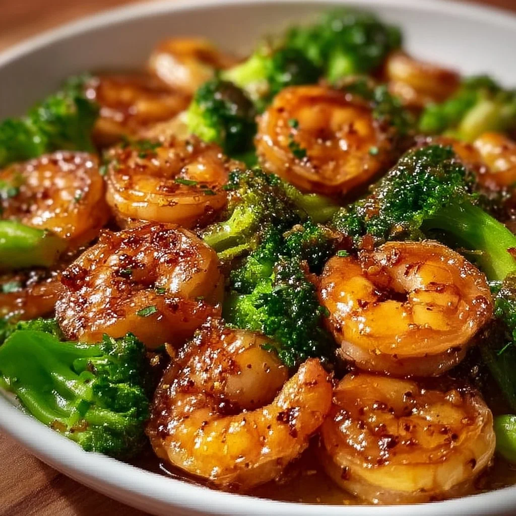 High-Protein Honey Garlic Shrimp