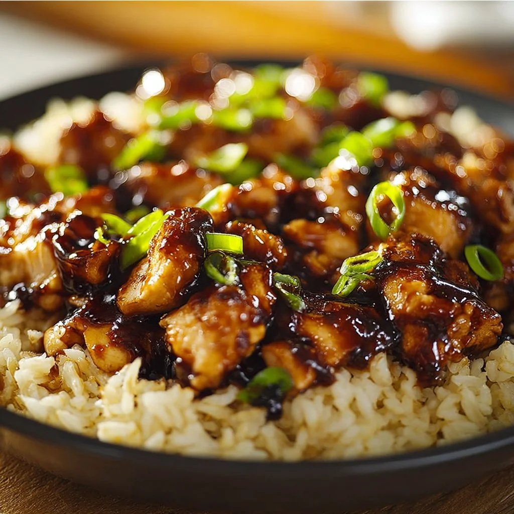 Honey BBQ Chicken Rice